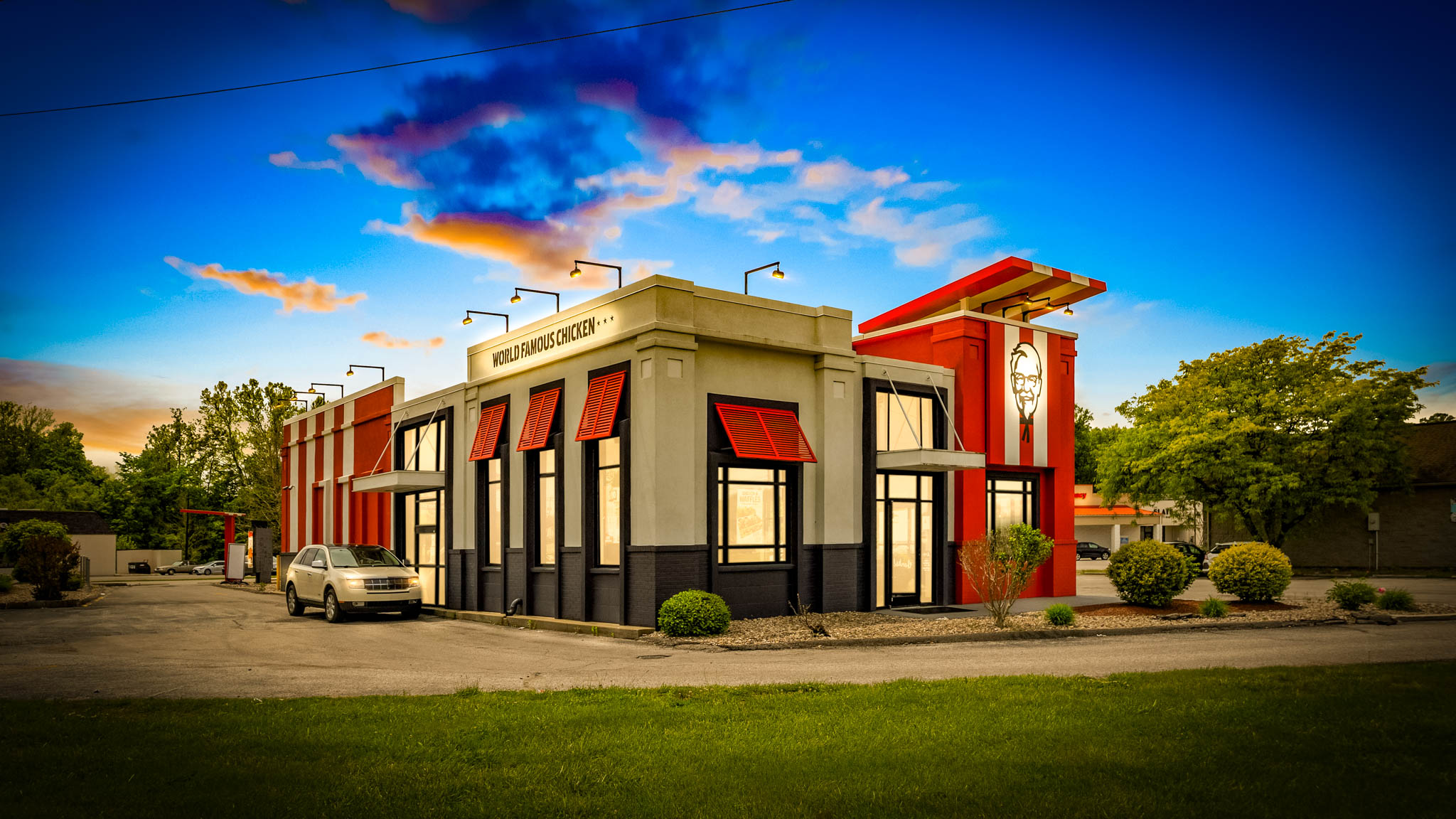 KFC Absolute NNN Asset Restaurant Corydon Indiana