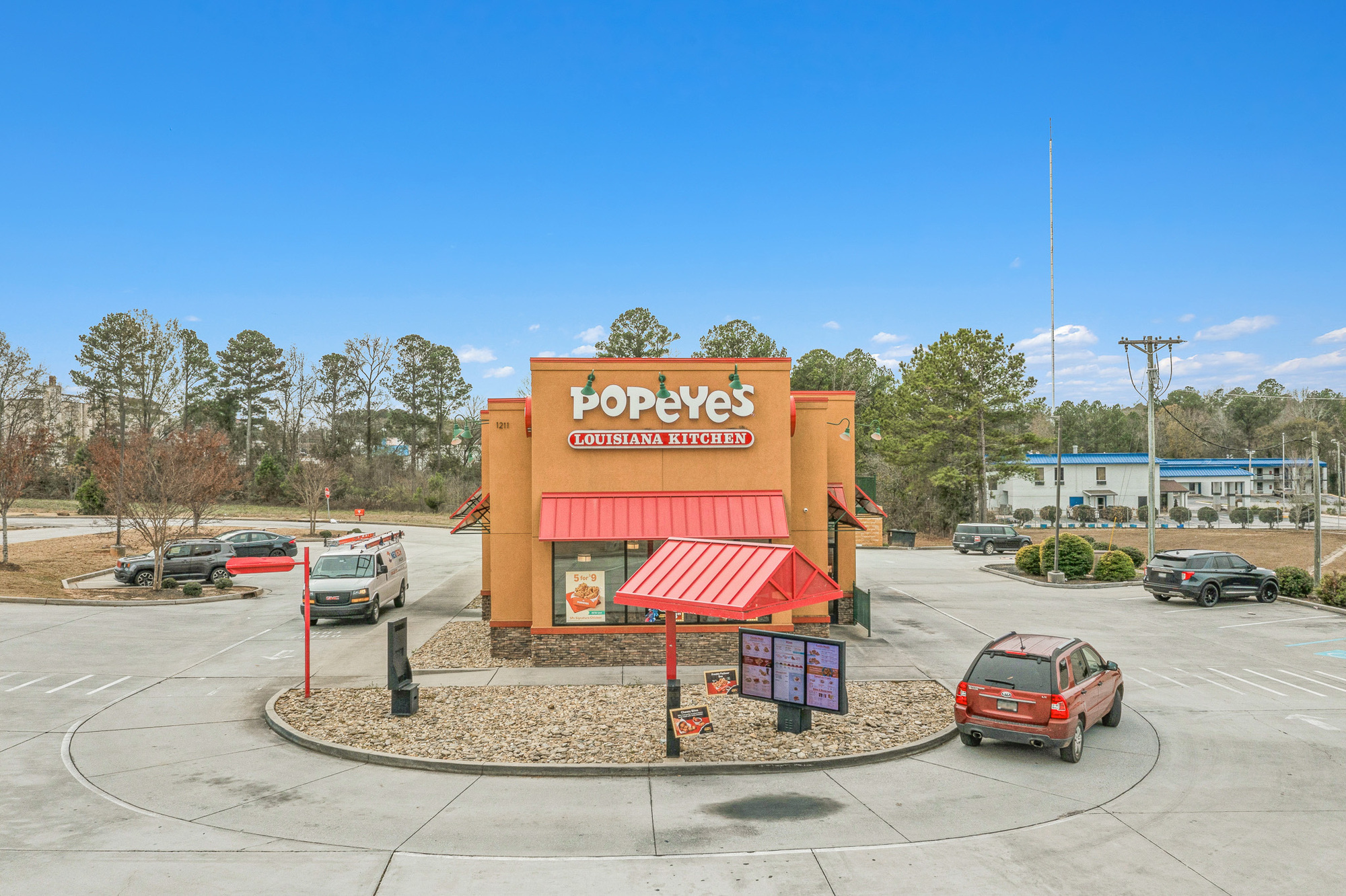 Popeyes NNN Asset Fast Food Greenwood South Carolina